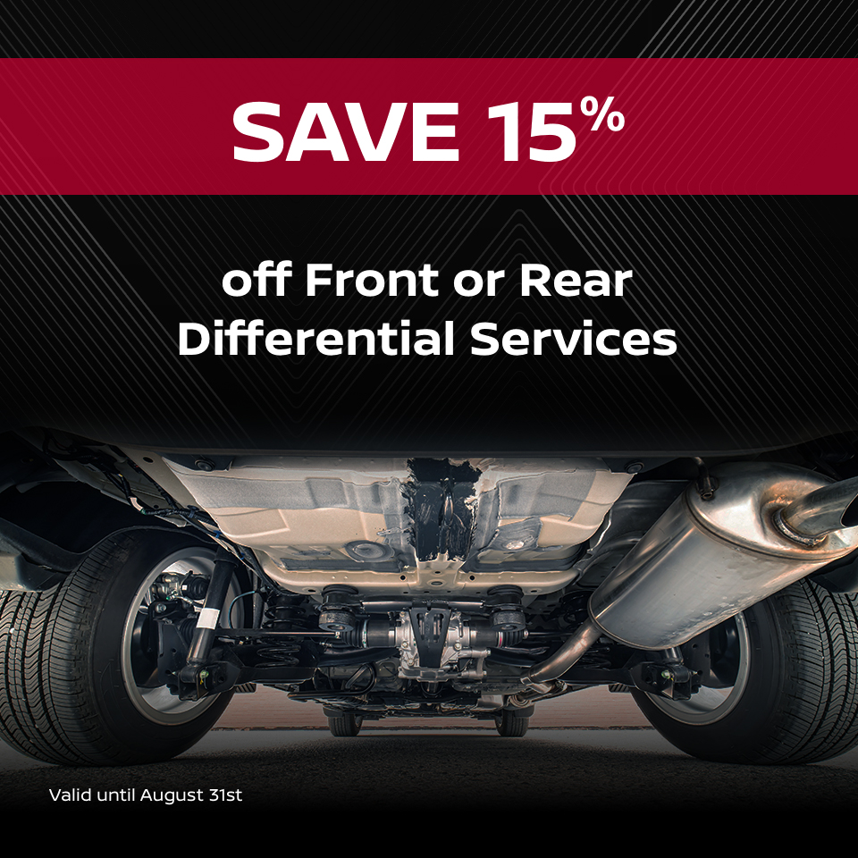 Save 15% Off Front or Rear Differential Services - Scarborough Nissan